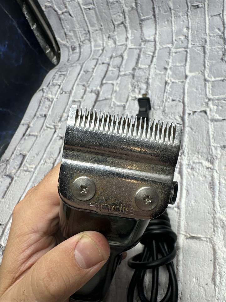 ANDIS MODEL US-1 ADJUSTABLE HAIR CLIPPERS VINTAGE TESTED & WORKS Made ...