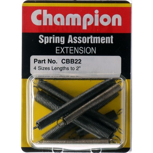 Champion Fasteners Blister Assortment Extension Springs CBB22 | eBay