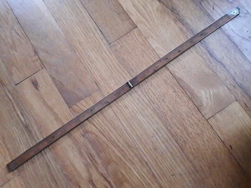 Lufkin No. 3881 66-3/4 Folding Rule Boxwood Brass Foldout Ruler | eBay