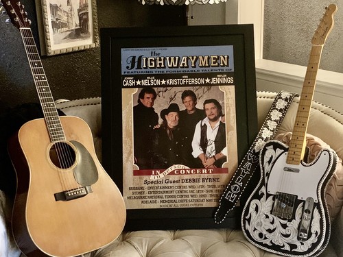 The Highwaymen signed concert poster RARE!!! Attention Collectors ...