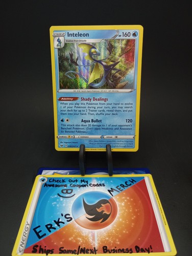 Inteleon 058/202 Sword & Shield Base Set Holo Rare Pokemon Card | eBay
