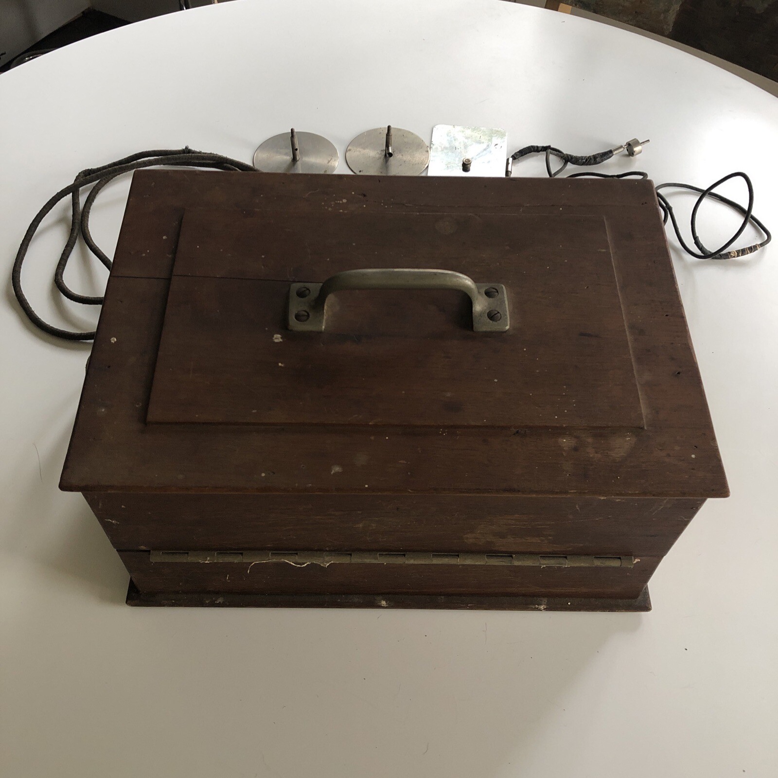 RARE 1920s VTG ANTIQUE Electroshock ELECTRIC SHOCK THERAPY MACHINE BIG ...