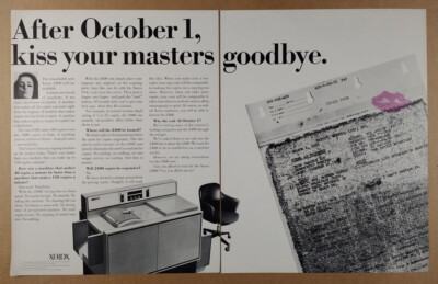 1965 Xerox 2400 Copier Copying Machine vintage print Ad | eBay