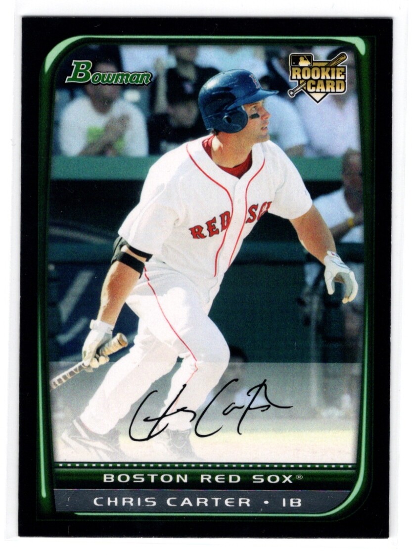 CHRIS CARTER RED SOX RC 2008 BOWMAN DRAFT #BDP12 | eBay