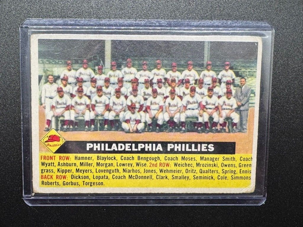 1956 Topps Team Cards Cardinals, Phillies, Pirates, Redlegs You Pick | eBay