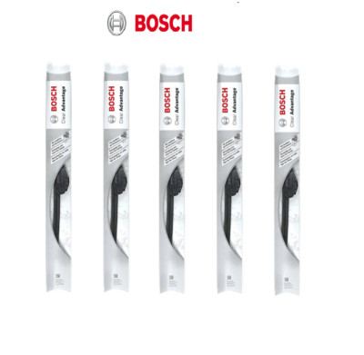 5PCS Set Bosch Windshield Wiper Blade Clear Advantage 17CA" Front Left ...