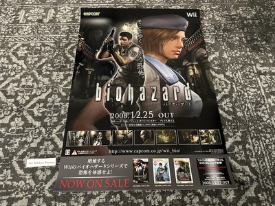 Resident Evil Biohazard Rebirth Wii Promotional Poster B2 | eBay