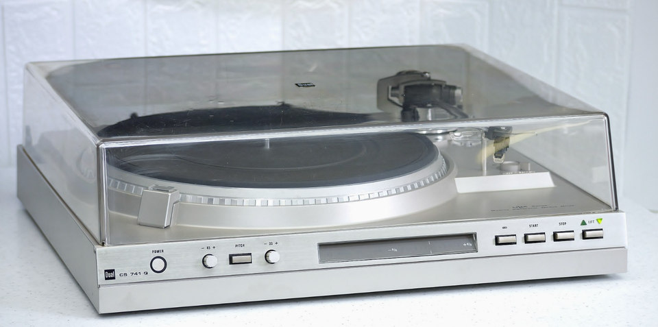Dual CS 741 Q ULM Direct Drive Turntable TKS 390 E! Serviced + 1 year ...
