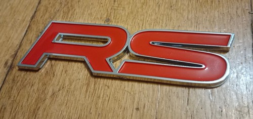 RS Badge Emblem Logo - Suit Ford Focus Renault Megane Or Similar - 95mm ...