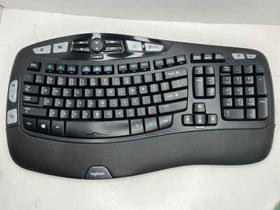 Logitech K350 Wireless Wave Keyboard W/Unifying Wireless - Y-R0053 NO ...