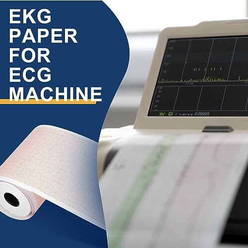 EKG Paper - 10 Rolls Papel De Electrocardiograma,Paper EKG,ECG Paper | eBay
