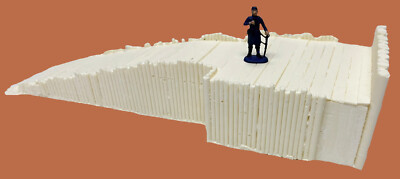 Log Fort Cannon/ Gun Ramp 1/72 Scale ACW AWI Napoleon French Indian War ...