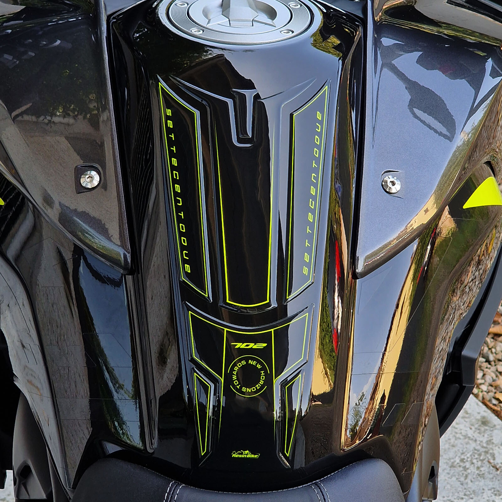 3D Adhesive Tank Kit Compatible With Benelli TRK 702X Fluorescent ...