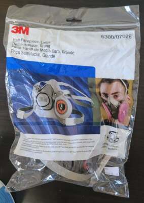 3M Half Facepiece, Size Large MPN: 6300/07026* | eBay