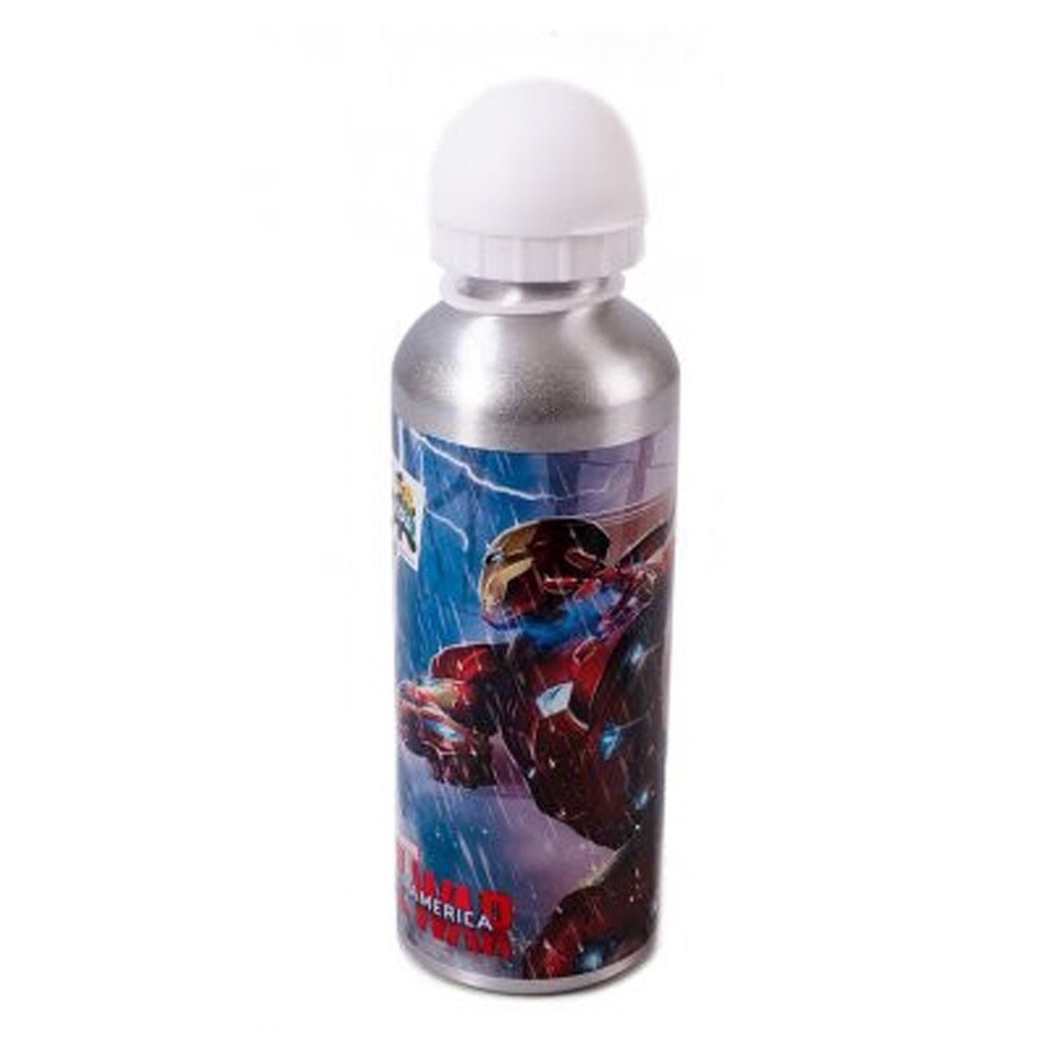 Marvel Avengers Aluminium Bottle Water Drink Children Captain America ...