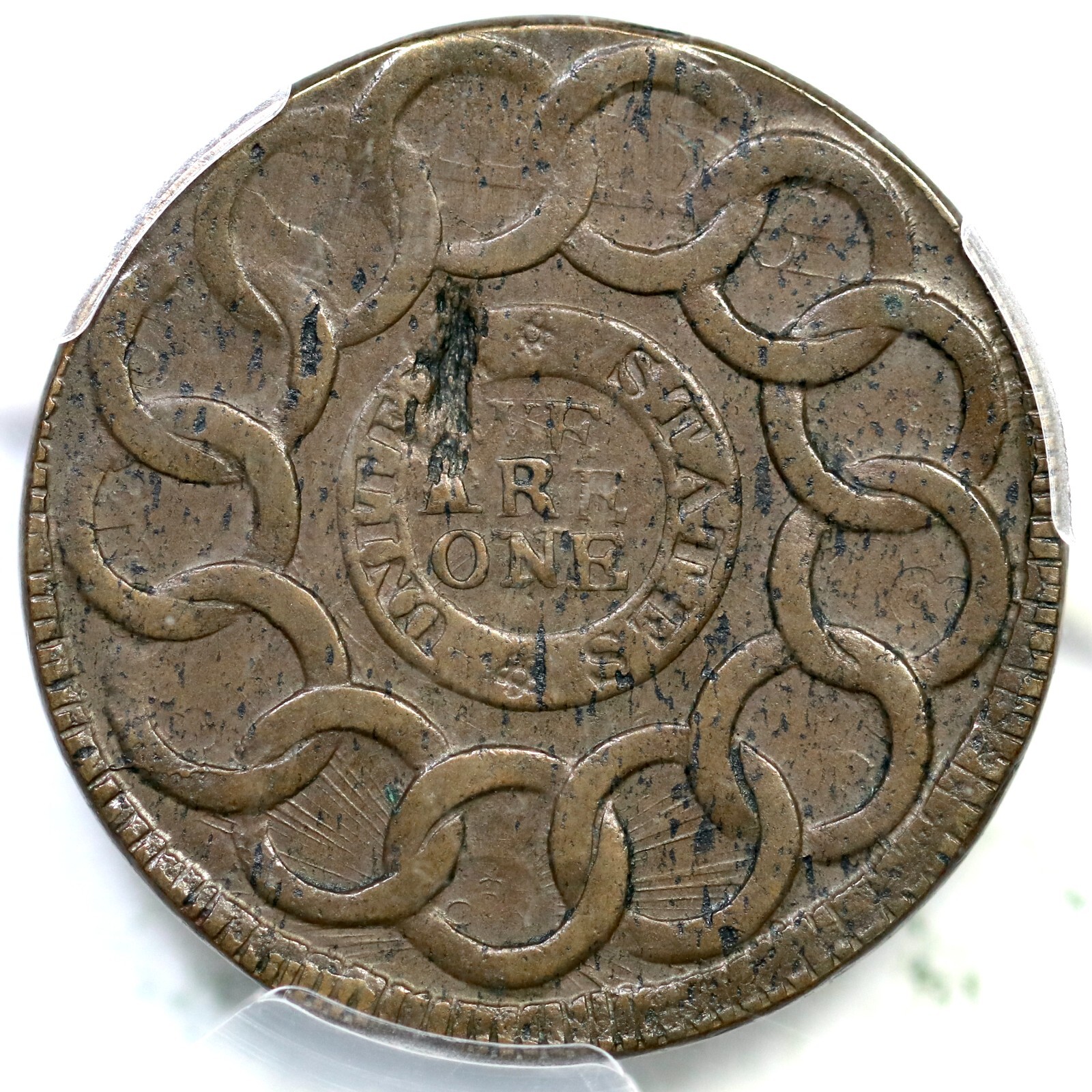 1787 N 11-B R-4 PCGS AU 58 Fugio Cent Colonial Copper Coin | eBay