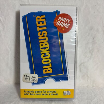 The Blockbuster Party Game Brand New Factory Sealed Blockbuster Video ...