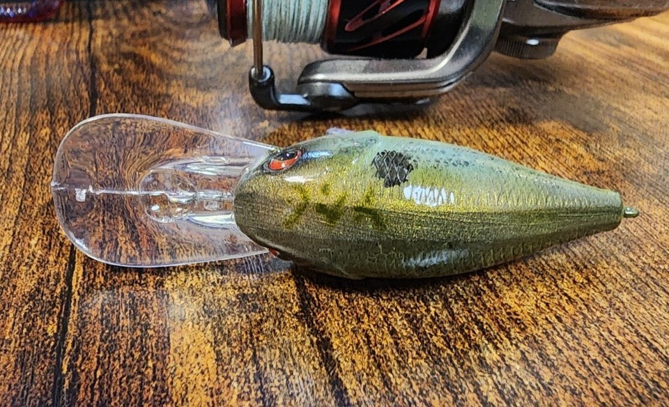 MaCo Custom Painted 1.5 dd Squarebill PB Citrus Shad | eBay