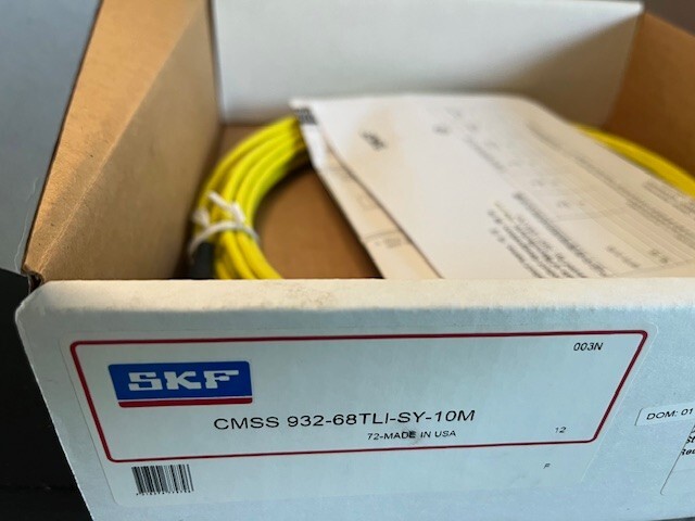 SKF CMSS 932-68TLI-SY-10M Condition Monitoring Sensor Extension Cable ...