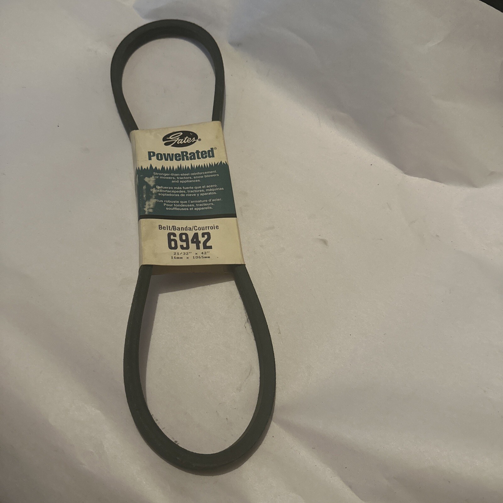 Gates Powerated 6942 21/32 x 42 Lawn Mower V Belt USA Made | eBay
