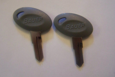 Bauer OEM Gray Top Camper Key Blanks Qty 2 | eBay