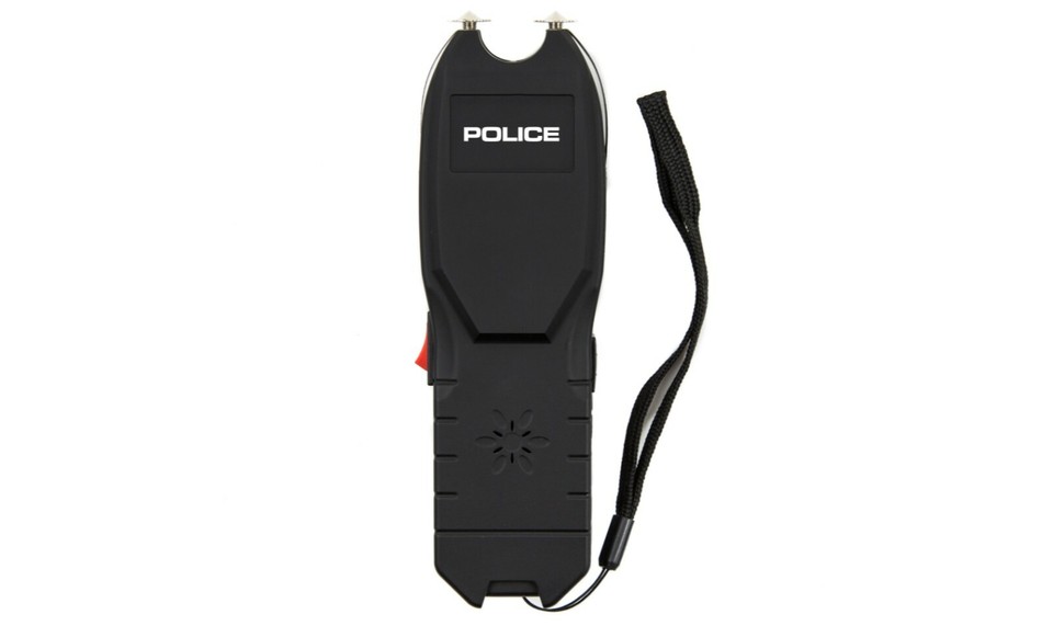 POLICE Stun Gun 2101 Max Volt Rechargeable with LED Flashlight & Siren ...