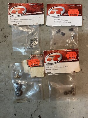 Robitronics Rc Car Parts R27005 R26016 vintage parts new in packs | eBay