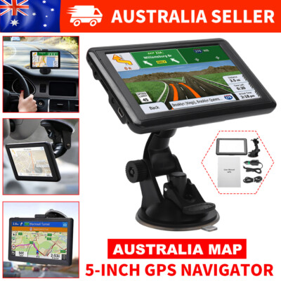 5" Car Truck Navigation GPS Navigator System Sat Nav Lifetime AU Map ...