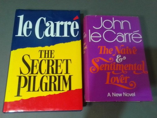 John Le Carre Vintage HC x2.The Secret Pilgrim.The Naive & Sentimental ...
