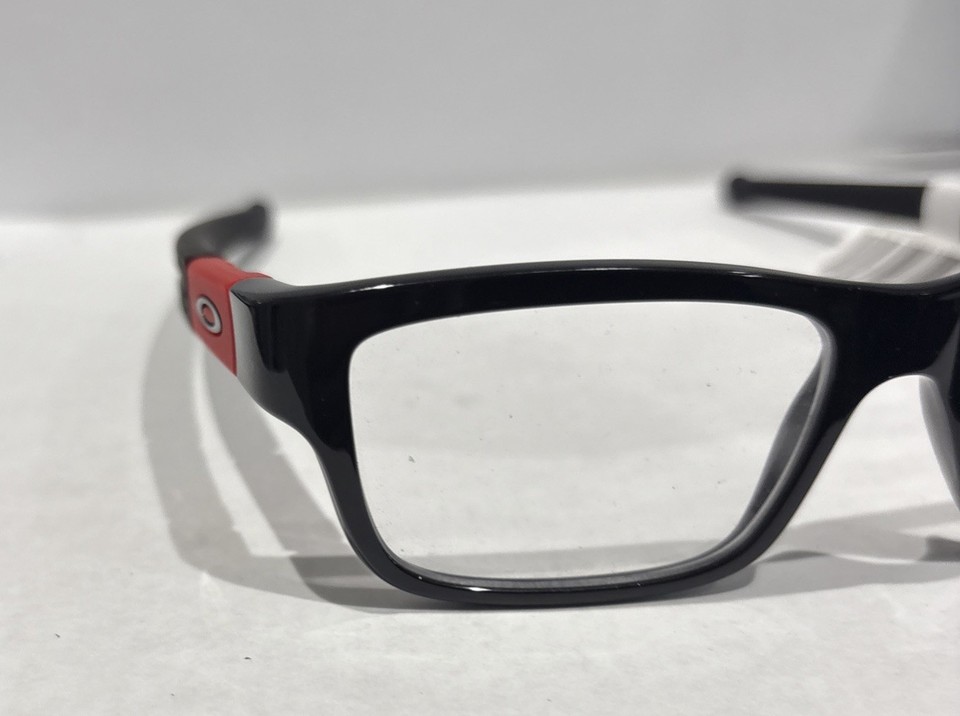 NWT Oaklley OY8005-0347 Marshall XS Black Red Authentic Eyeglasses ...