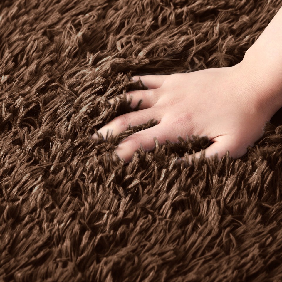 Non Slip Shaggy Indoor Door Mat Dirt Trapper Entrance Rug Washable ...