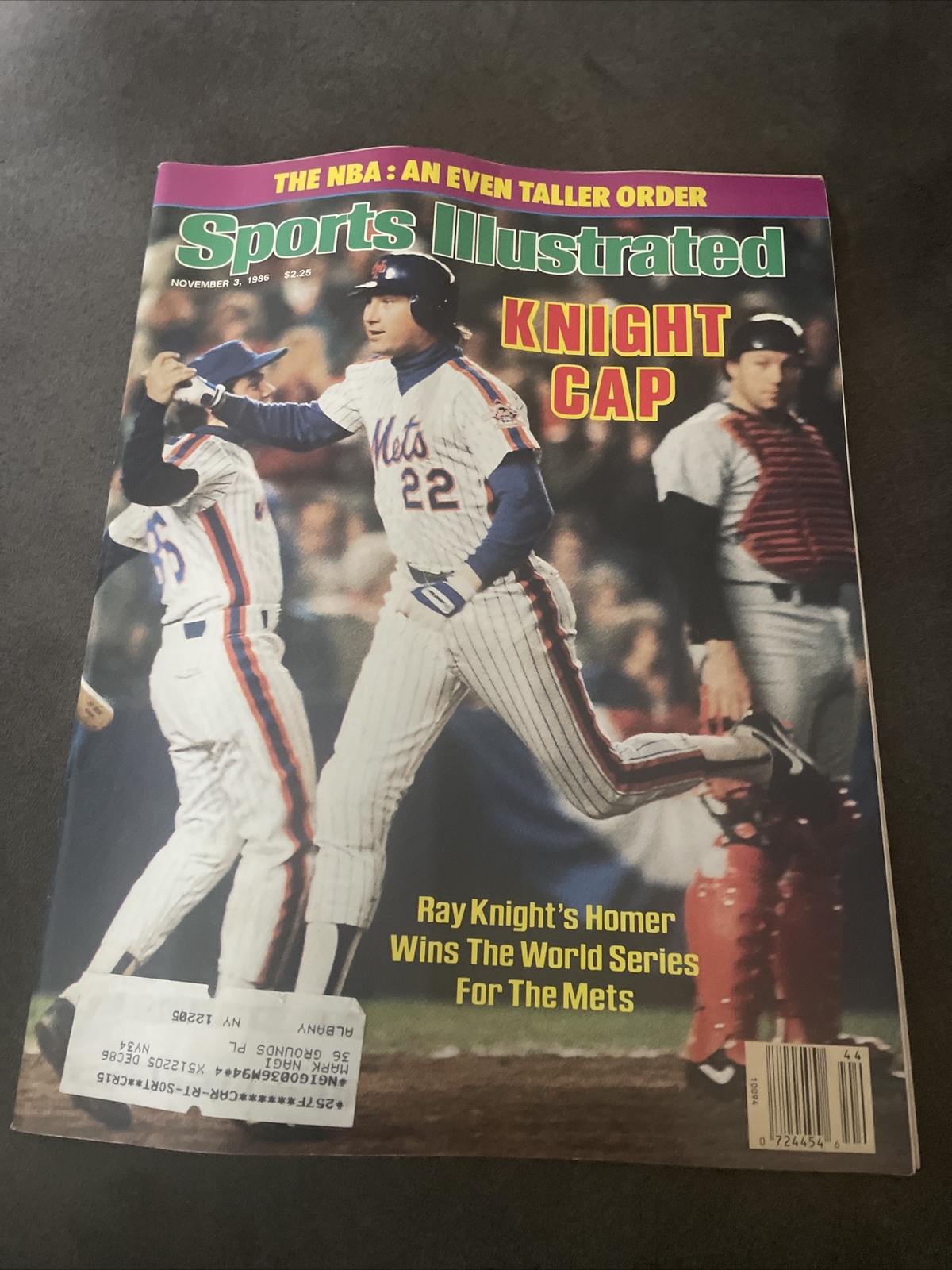 November 3, 1986 Ray Knight New York Mets Baseball Sports Illustrated ...