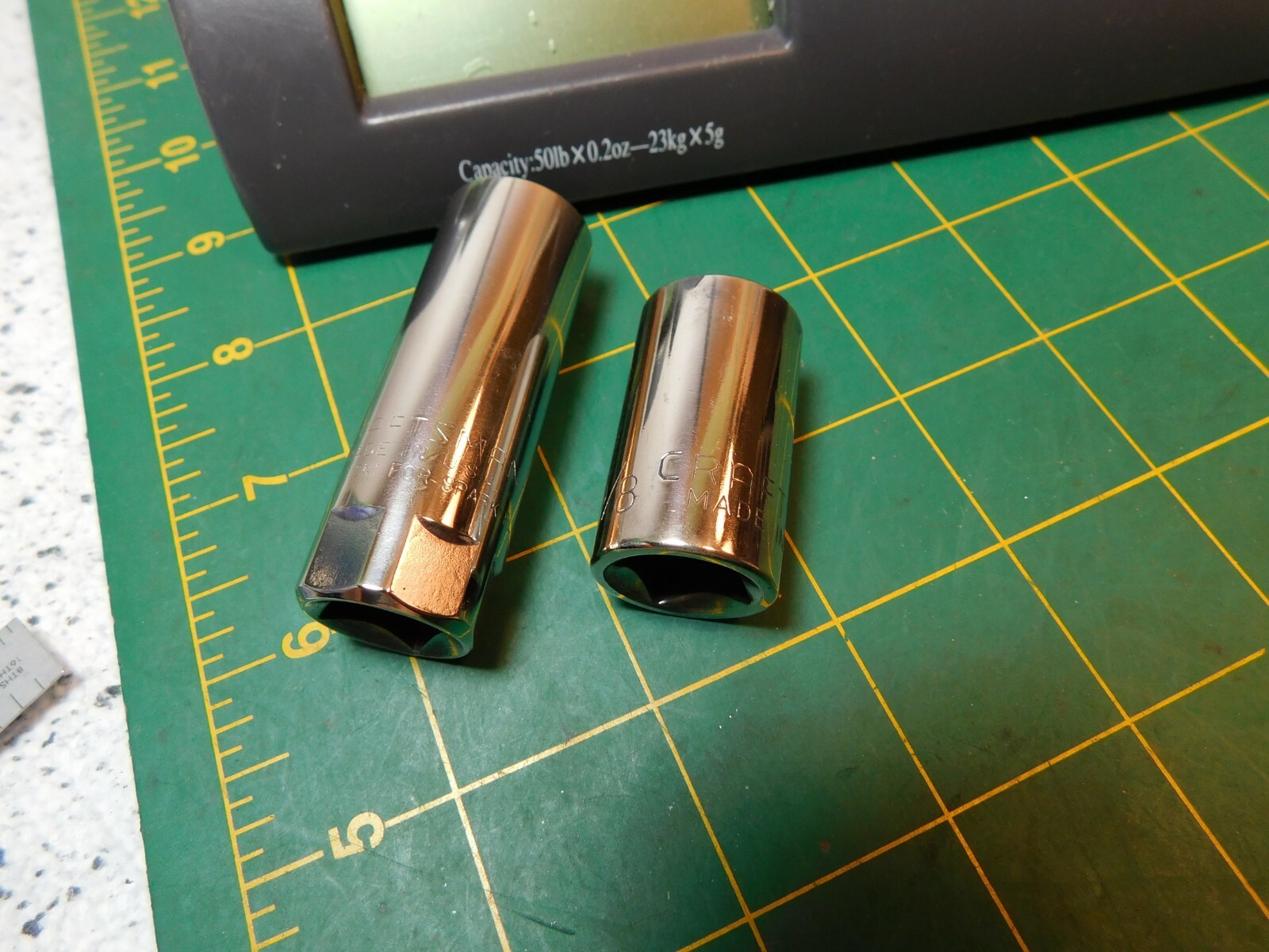 5/8"Craftsman G Series 43327 Spark Plug Socket, & G1 Series 12pt 5/8" 1 ...