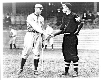 Walter Johnson Washington Senators & Christy Mathewson NY Giants 8x10 ...