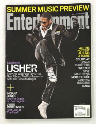 Usher Raymond Signed Autograph Entertainment Weekly Magazine w/ JSA COA ...