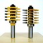 2pc 1/2"SH Adjustable Box & Finger Joint Router Bit Set S 7426923963087 ...