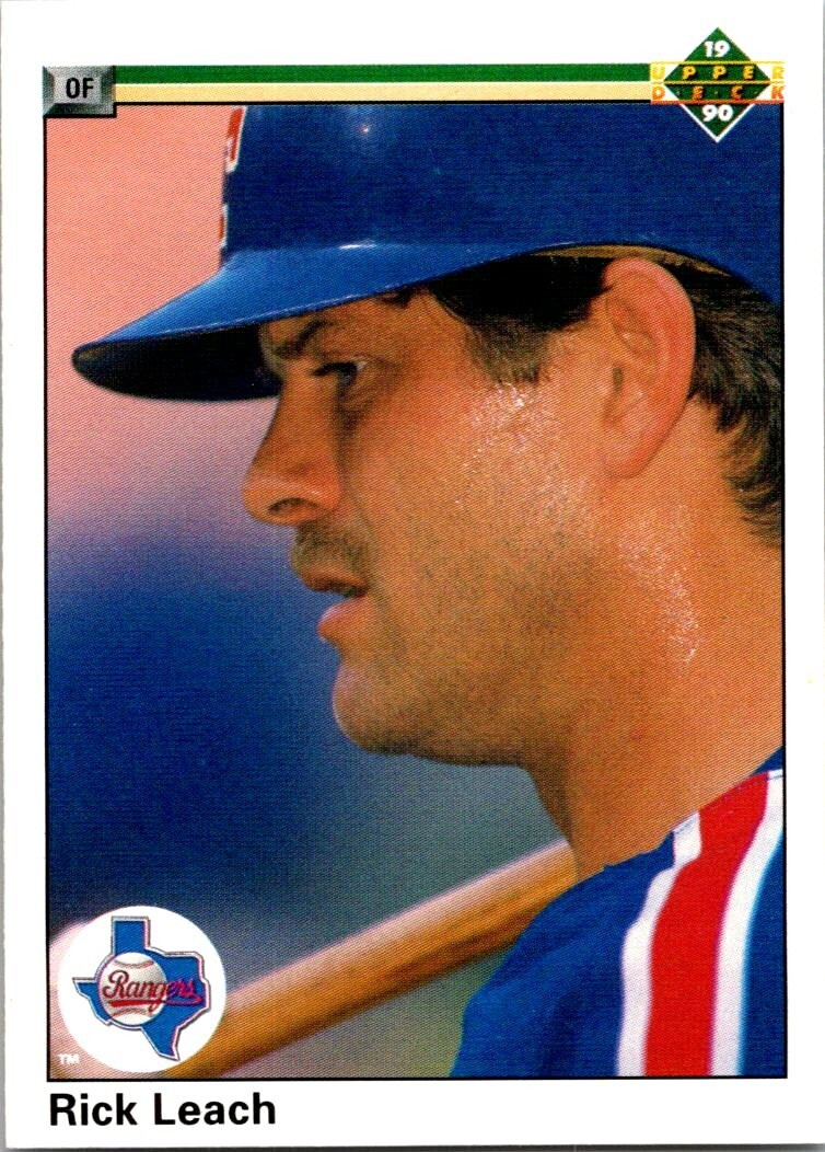 1990 Upper Deck Rick Leach #640 Texas Rangers Baseball Card | eBay