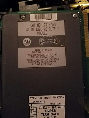 Allen Bradley 1771-OAD Output Card | eBay