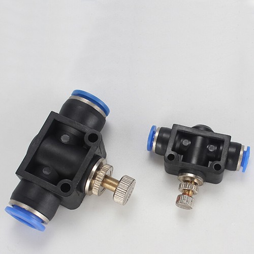 Pneumatic In Line Speed Flow Restrictor Valves Tube Hose Push-in ...