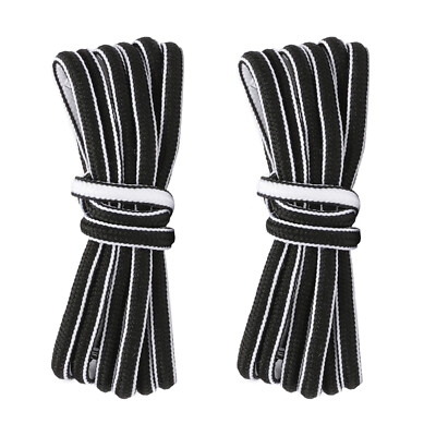 2 Pair Oval Shoe Laces Replacement Strings for Sneakers Athletic ...