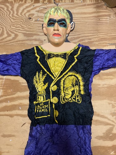 1965 ADDAMS FAMILY "Lurch" Halloween Costume & Mask BEN COOPER Munsters ...