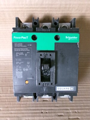 NEW Square D QGL QGL32225 3 Pole 225 Amp 240V Circuit Breaker QDL QJL ...