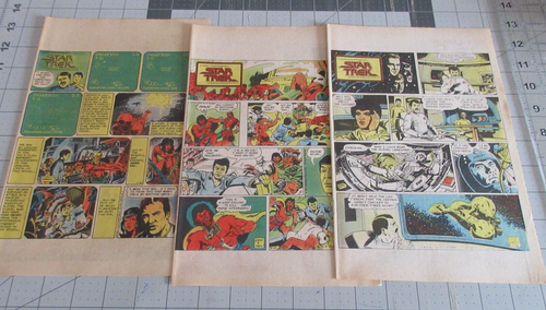Lot of 3 Star Trek by Sherman DiVono & Ron Harris, Sunday comic Strips ...