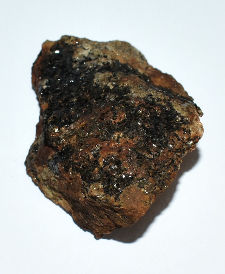 Copper Metal Ore w Black Crystals 1800s Ore Knob Copper Mine North ...