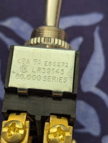 Toggle Switch E60272 / LR39145, 80,000 Series | eBay