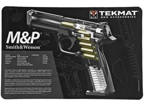 TekMat Bench Mat S&W For M&P Pistol - TEK-R17-SW-MP-CA 11”x17” Gun ...