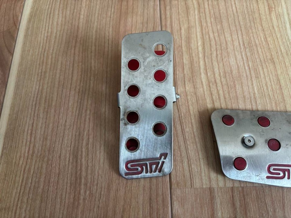 Subaru STI Impreza WRX GC8 GDB GF Foot Pedal Cover Set Used from Japan ...
