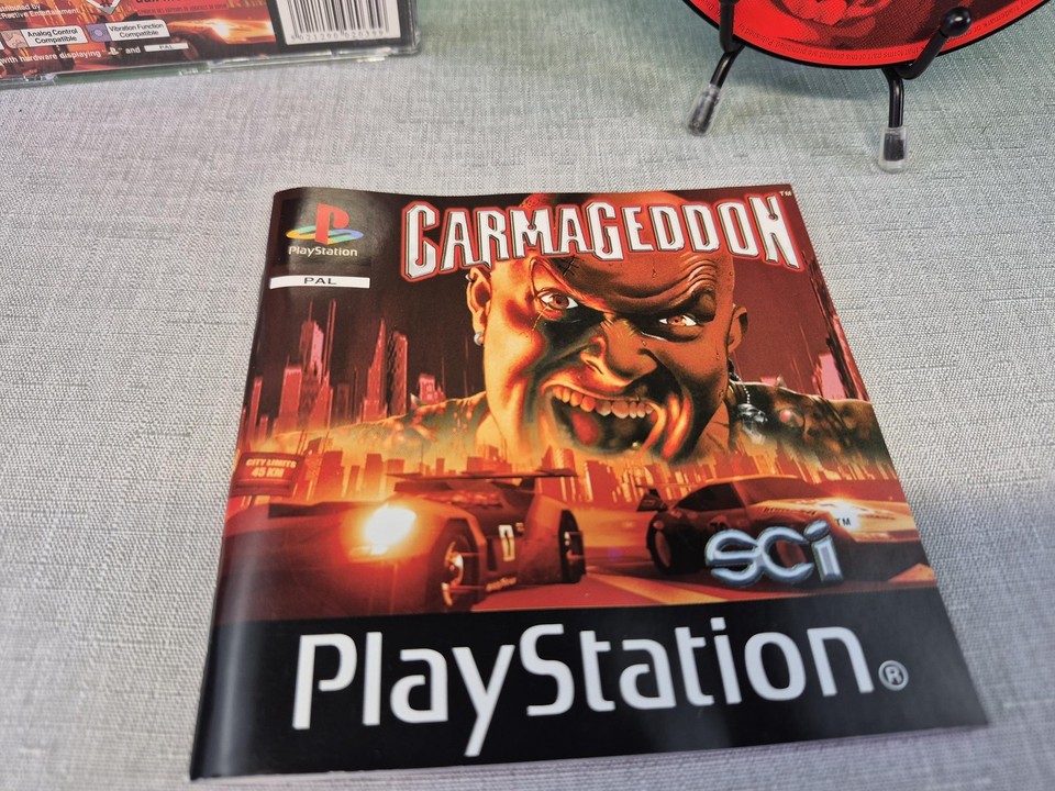 Carmageddon PS1 Sony Playstation 1 Europa USK18 Sehr Guter Zustand | eBay