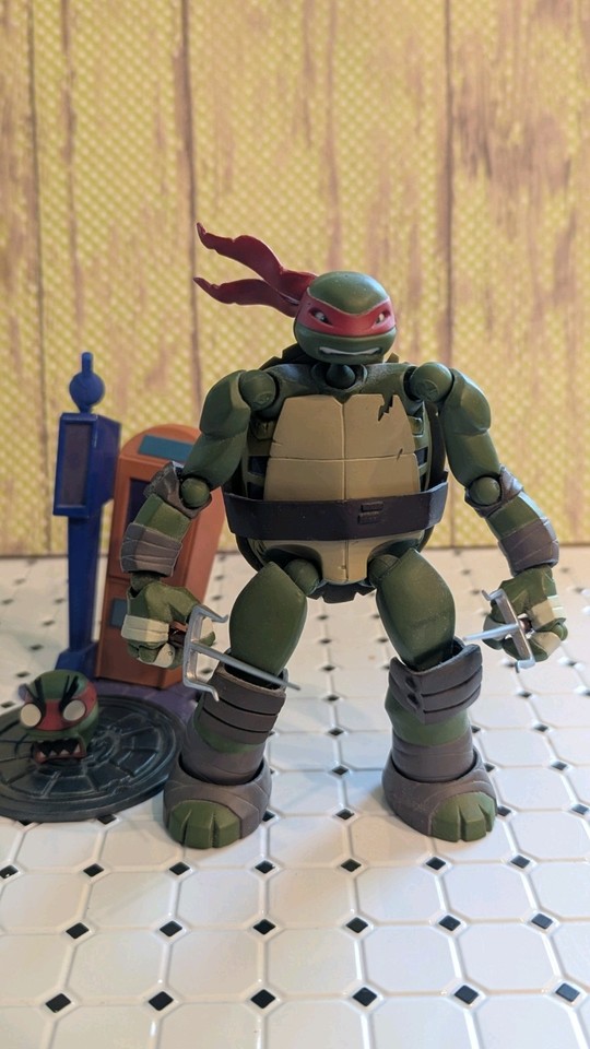 Revoltech TMNT 2012 Kaiyodo Lot of 4 Loose Ninja Turtles with Dio ...