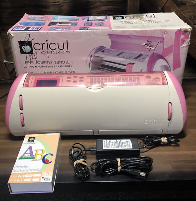 Cricut Expression Electronic Pink Cutting Machine CREX001 + Cords ...